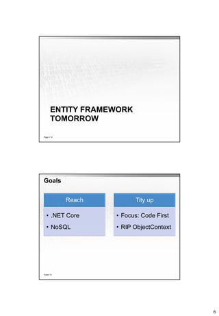 Entity Framework 7: New features and changes | PDF