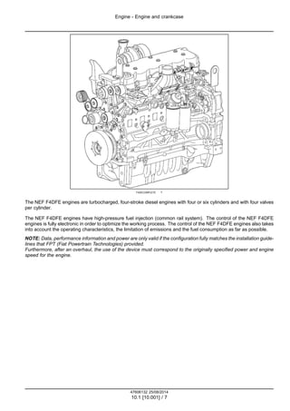 Steyr f4 hfe613t tier 4b (final) engine service repair manual | PDF