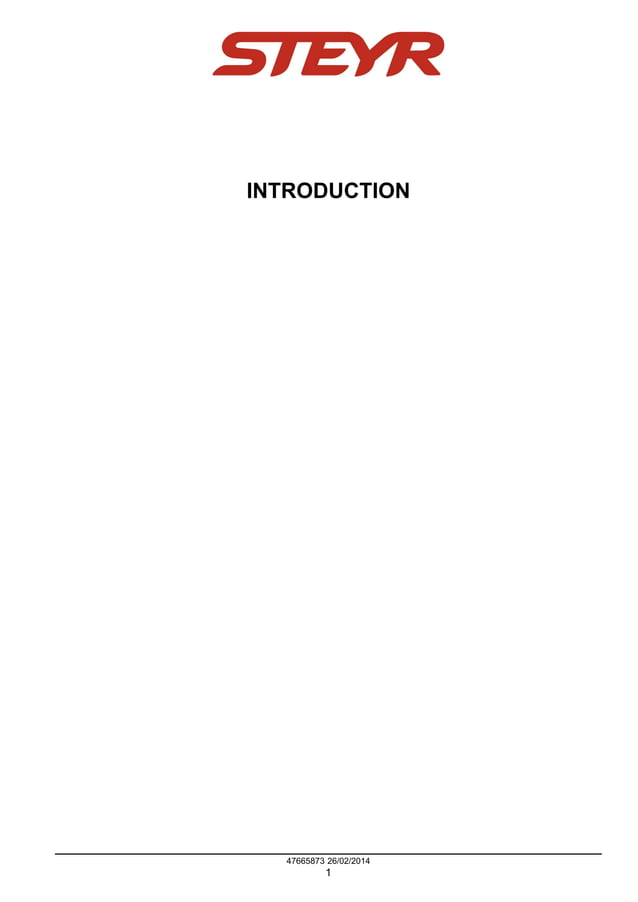 Steyr profi cvt 4130 tractor service repair manual | PDF