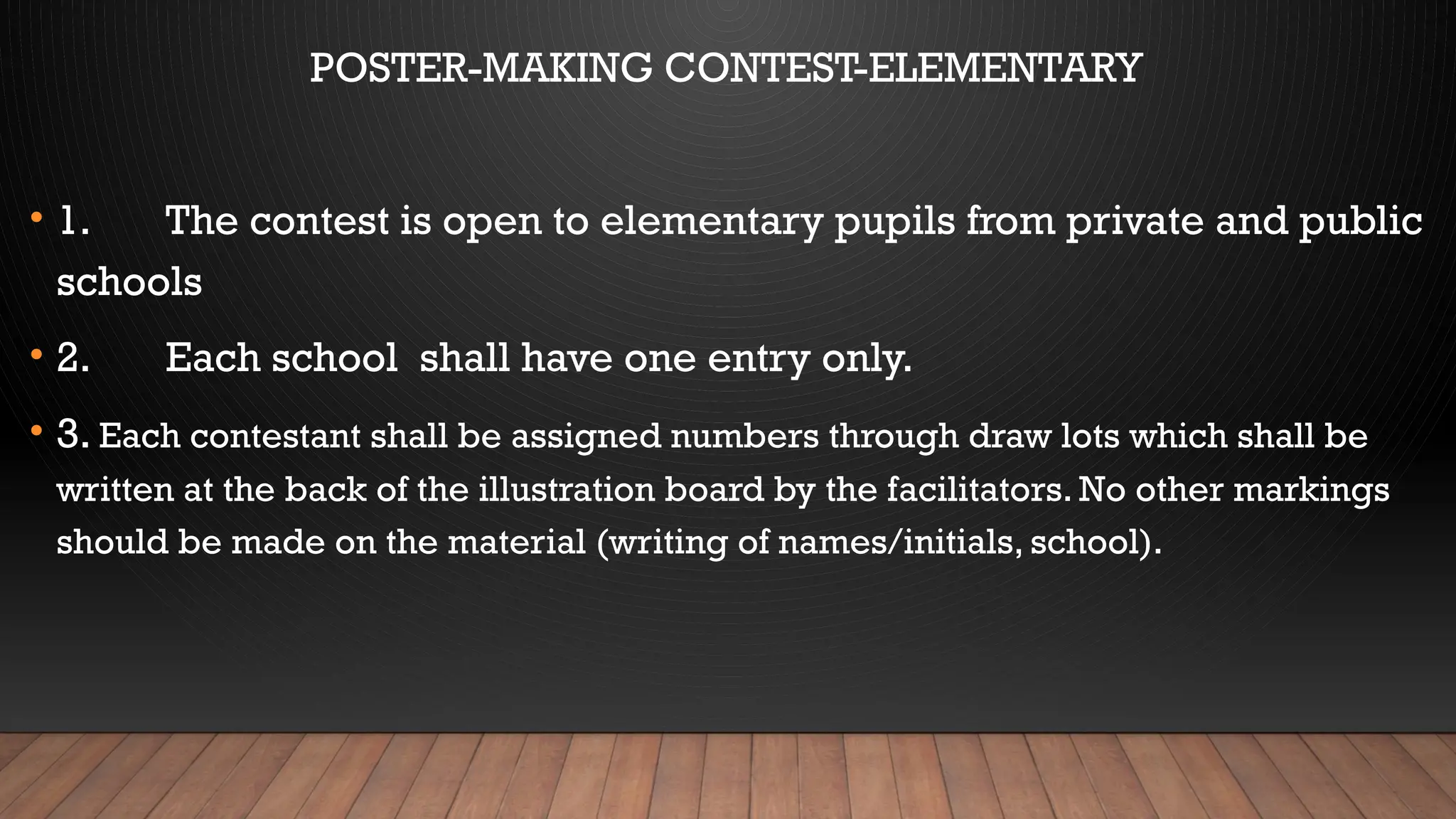 STF-ELEM-1.pptx for the guidelines of poster making contest | PPTX