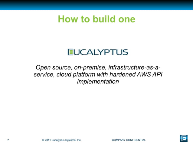 Seattle Technical Forum Eucalyptus talk | PPT
