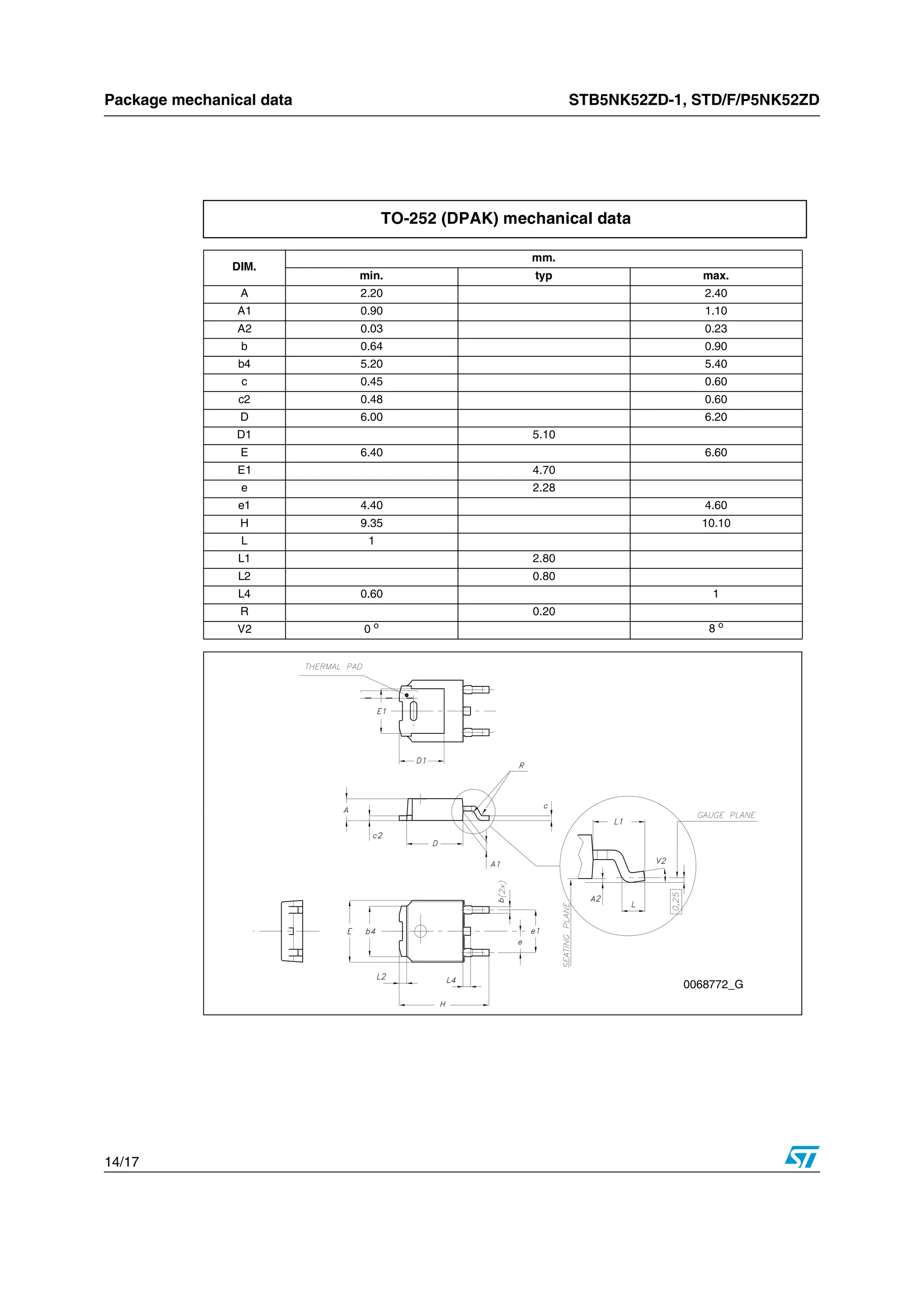 Original MOSFET N-CHANNEL STF5NK52ZD 5NK52ZD 5NK52 5A 520V New | PDF ...