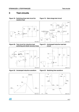 Original MOSFET N-CHANNEL STF5NK52ZD 5NK52ZD 5NK52 5A 520V New | PDF ...