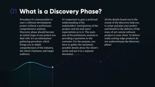 Discovery Phase [What is it and why is it important?] | PDF