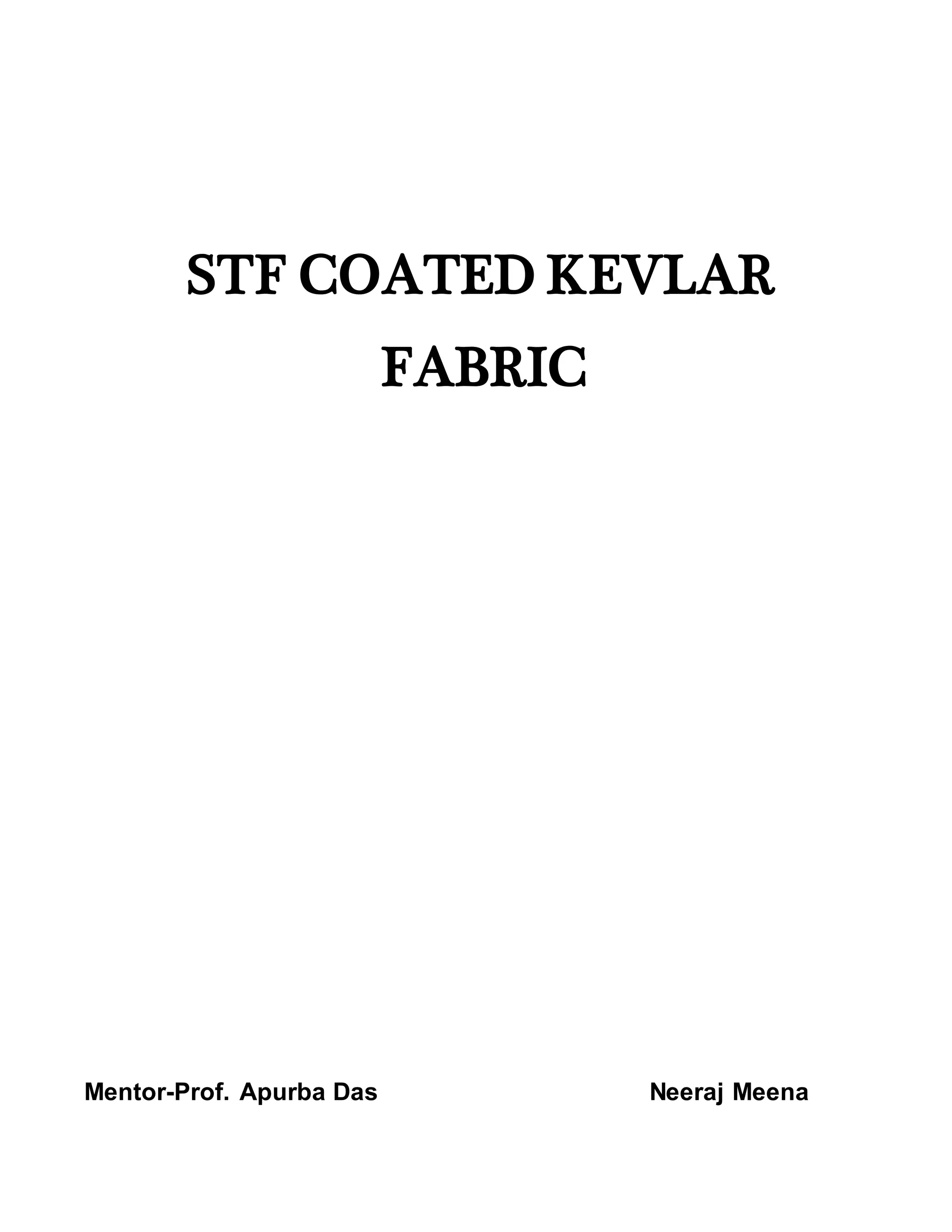 Stf coated kevlar fabric | DOCX