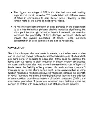 Stf coated kevlar fabric | DOCX
