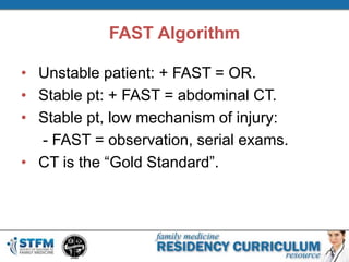 Stfm trauma curriculum_blunt-abdominal-trauma (1) | PPT
