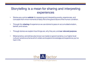 Storytelling for change | PDF