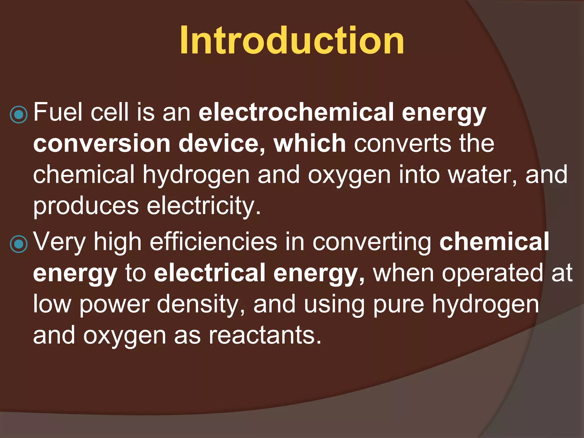 Hydrogen Fuel Cell Technology | PPTX