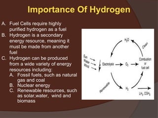 Hydrogen Fuel Cell Technology | PPTX