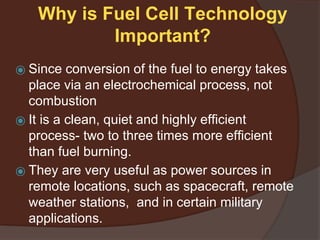 Hydrogen Fuel Cell Technology | PPTX