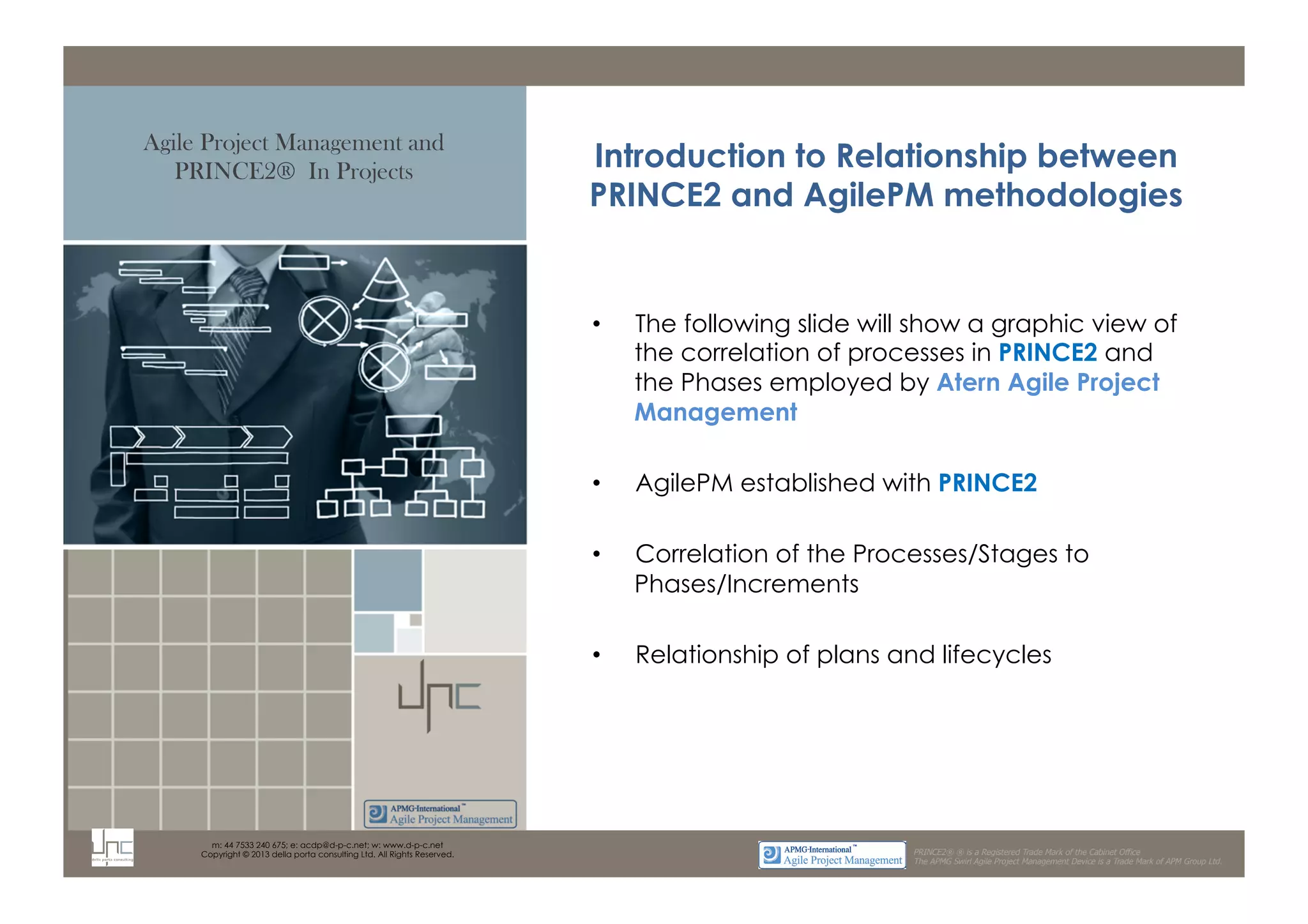 How "AgilePM" and PRINCE2 were used in the same project | PPT
