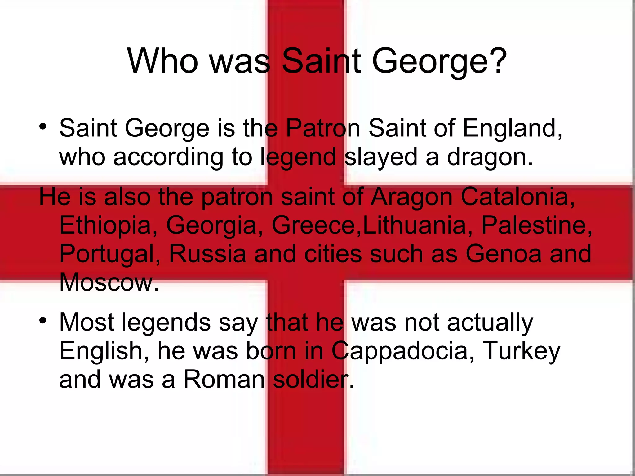 St george powerpoint | PPT
