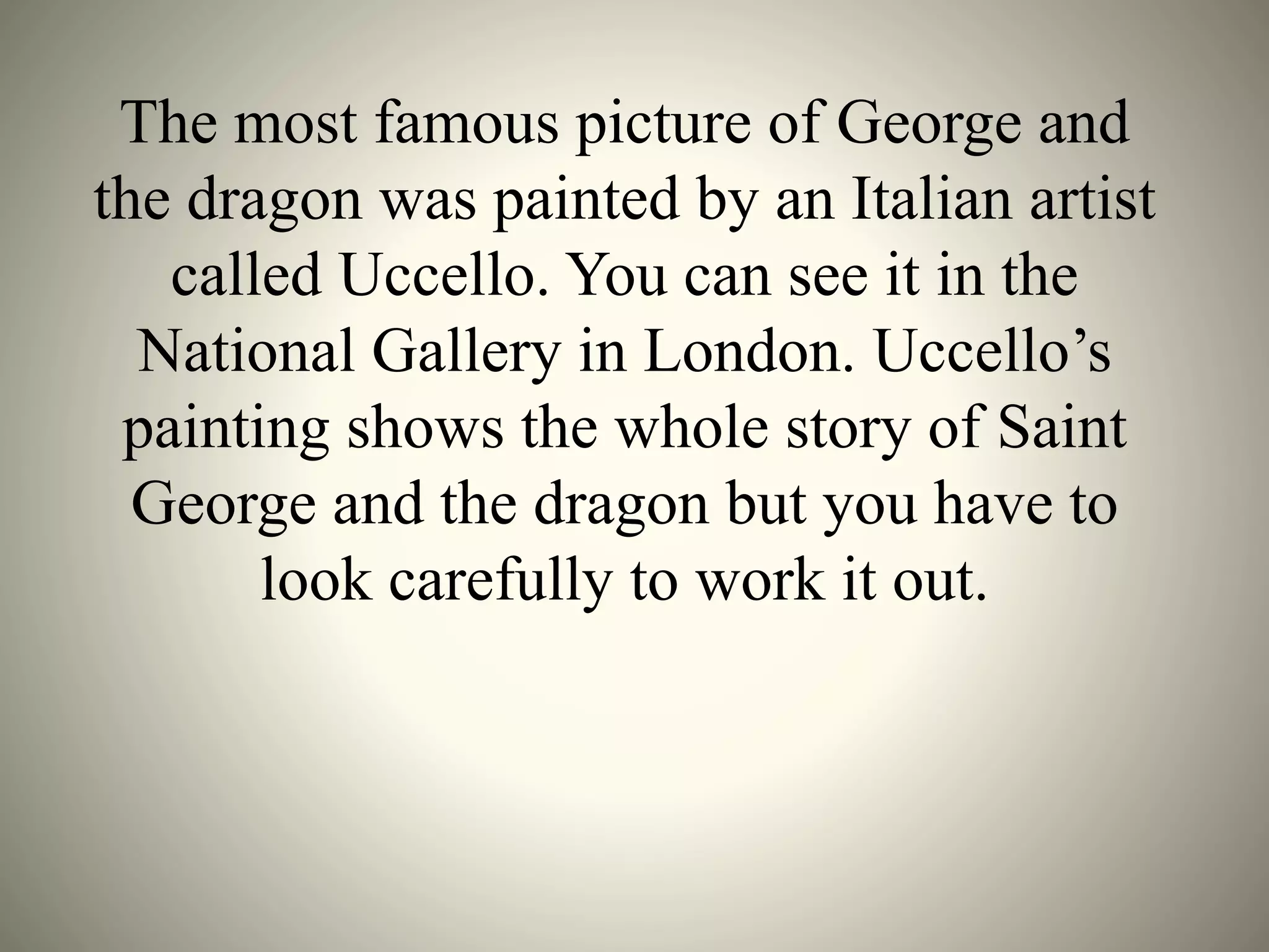 Story of Saint George | PPT