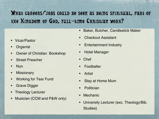 Christianity and the Workplace | KEY