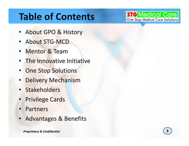 Stg medical care gpo_latest | PPT