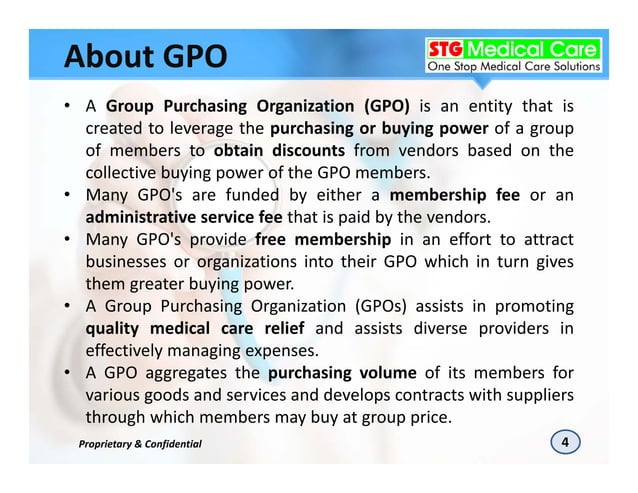 Stg medical care gpo_latest | PPT