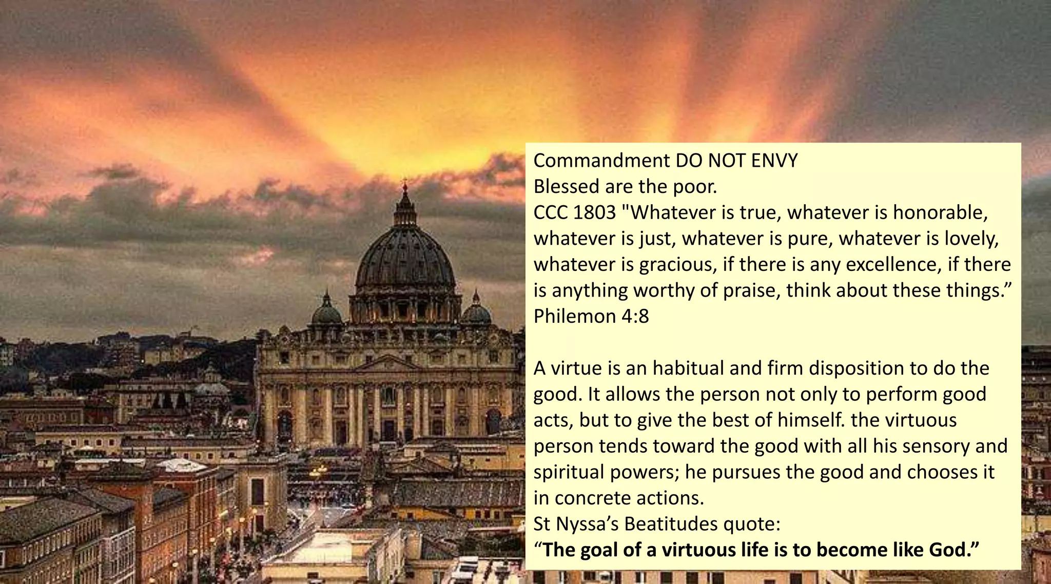 St Gregory Of Nyssa, on the Beatitudes, and the Commandment, DO NOT ...