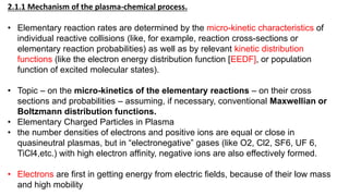 Plasma Chemistry CH2_part2 | PPTX