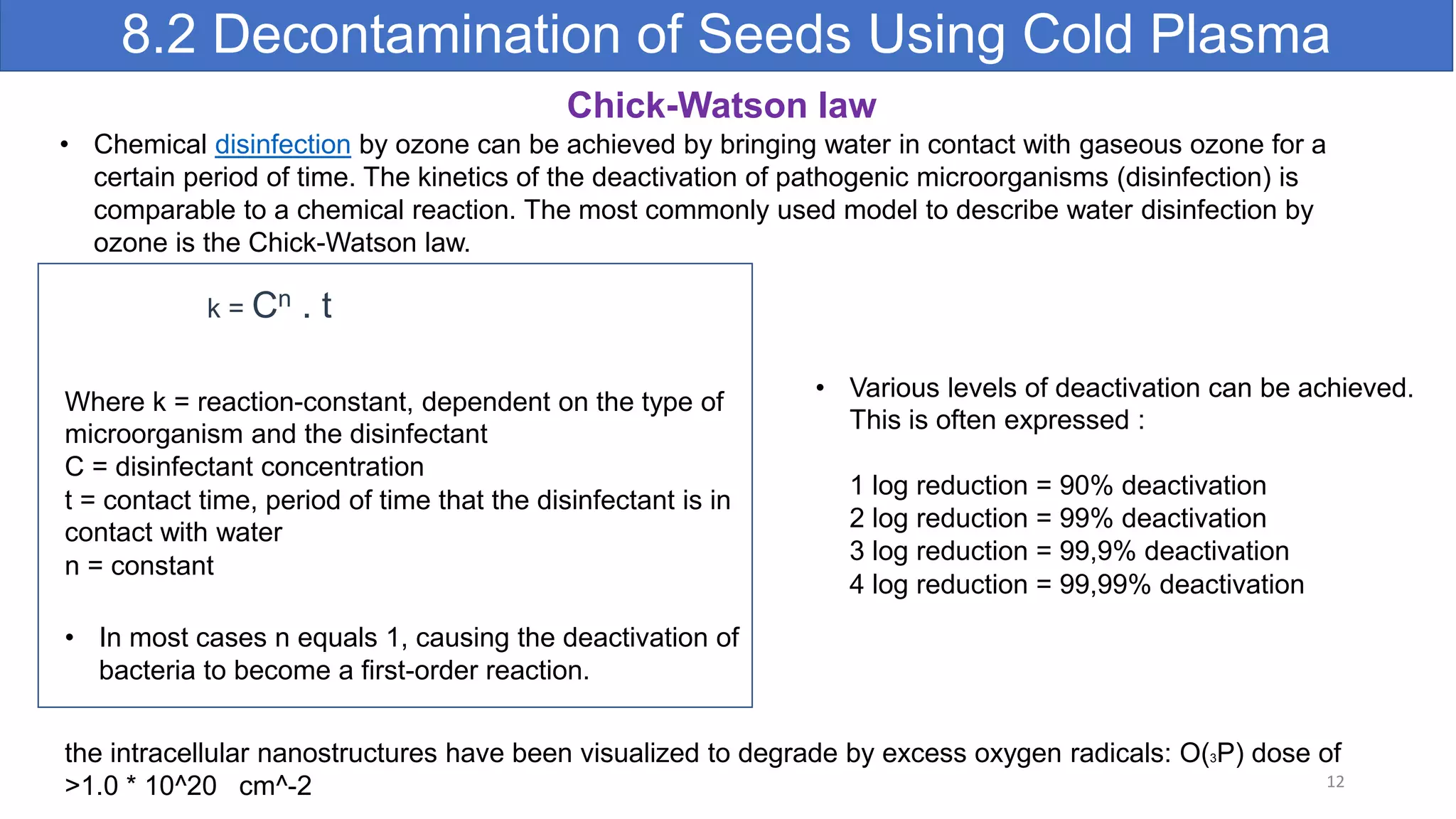 Application of Plasma in Food and Agriculture | PPTX