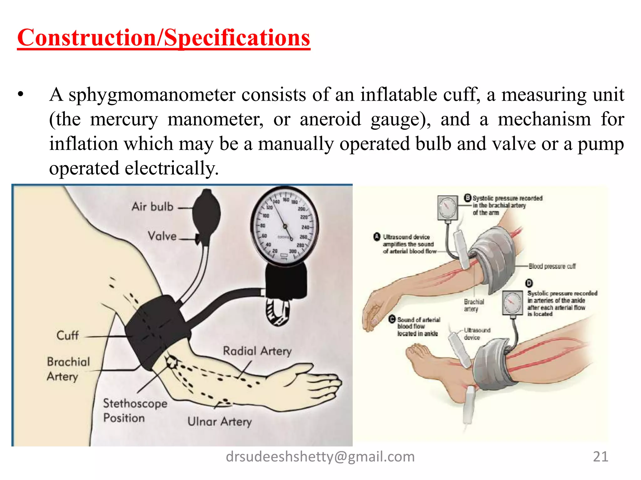 Stethoscope and BP apparatus (Sphygmomanometer) | PDF