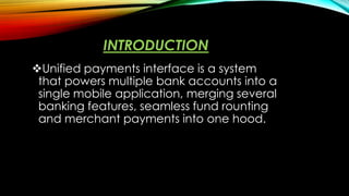 A seminar on unufied payment interface upi | PDF