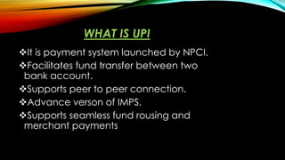 A seminar on unufied payment interface upi | PDF