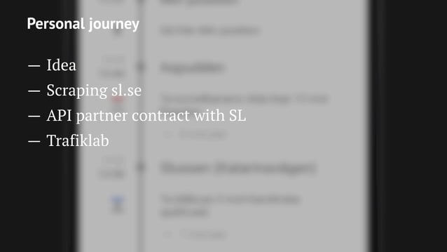 STHLM Traveling Trafiklab | PDF