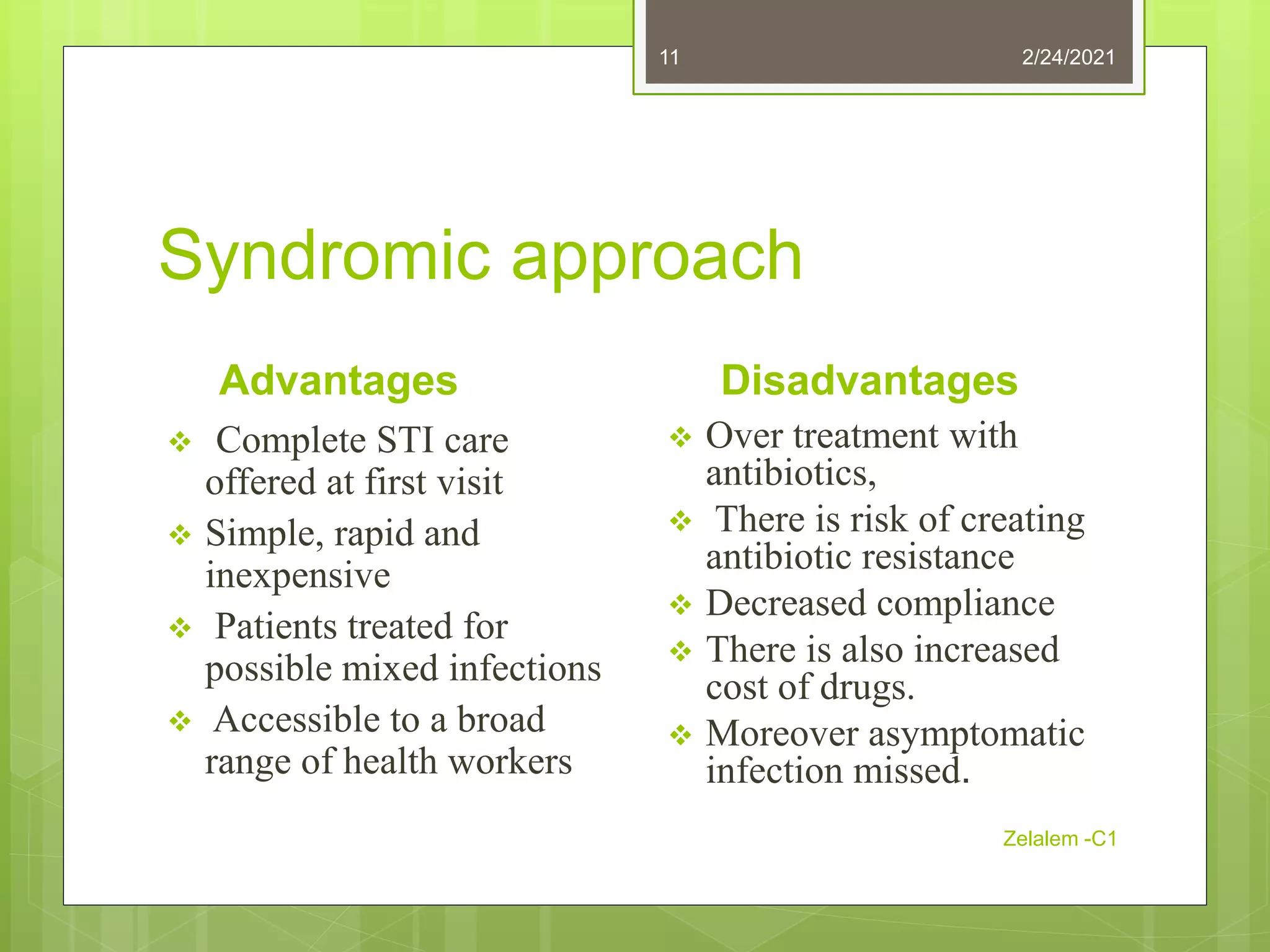 Syndromic management of STI | PPTX