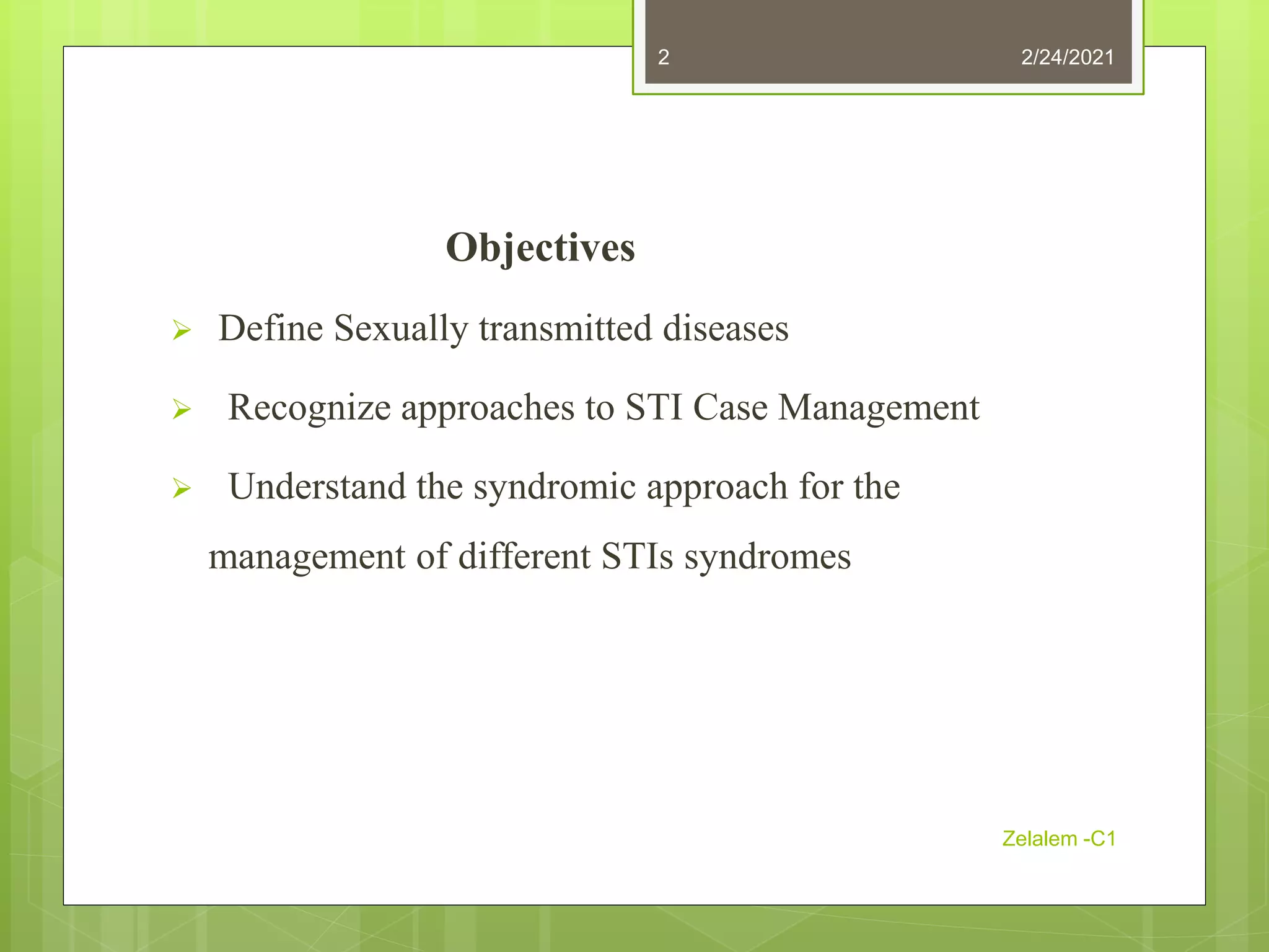 Syndromic management of STI | PPTX