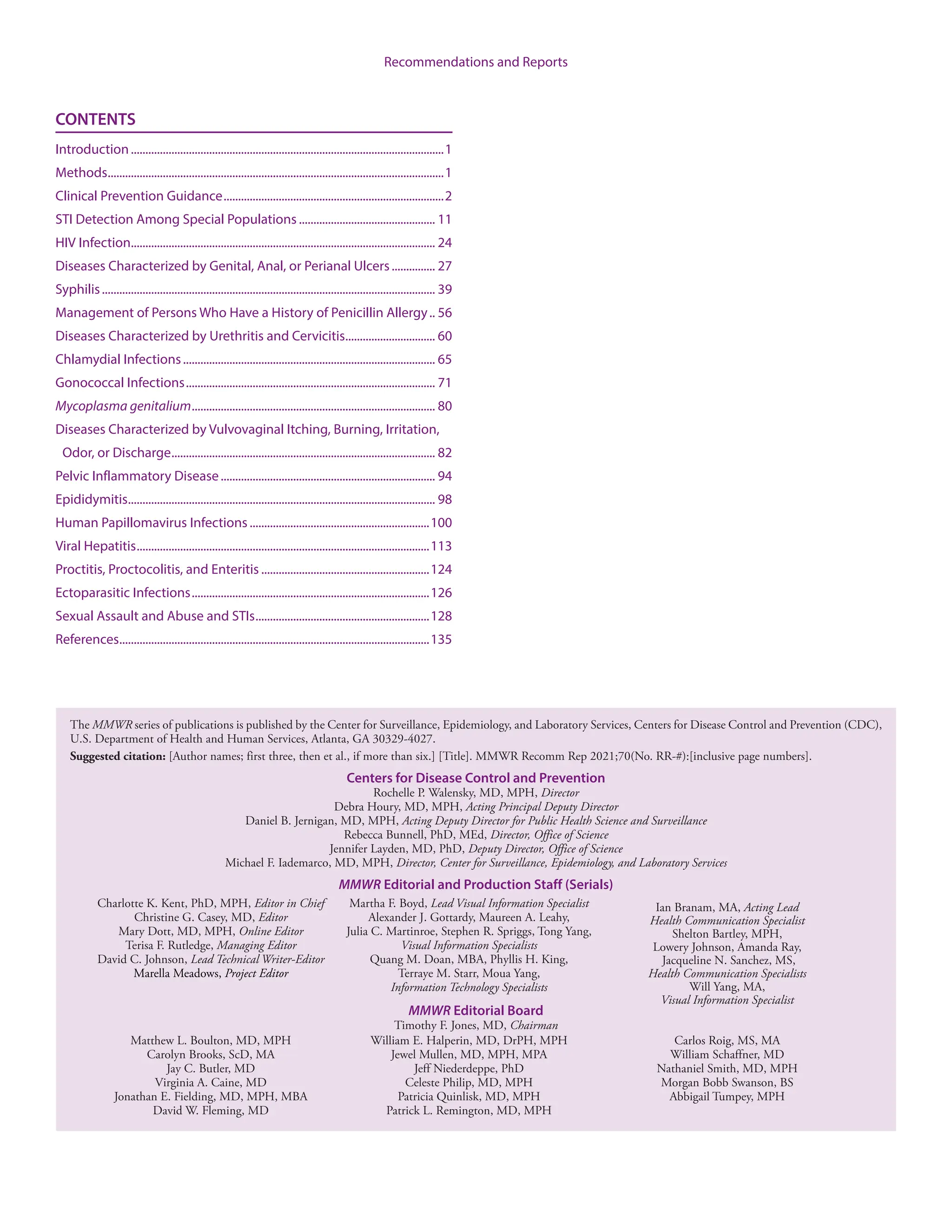 Sexually Transmitted Infections Treatment Guidelines, 2021 | PDF