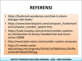 Sistem Bilangan dan Kode | PPT
