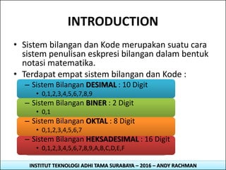 Sistem Bilangan dan Kode | PDF