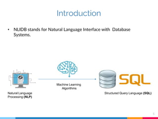 Natural Language Query to SQL conversion using Machine Learning Approach | PPTX | Databases ...