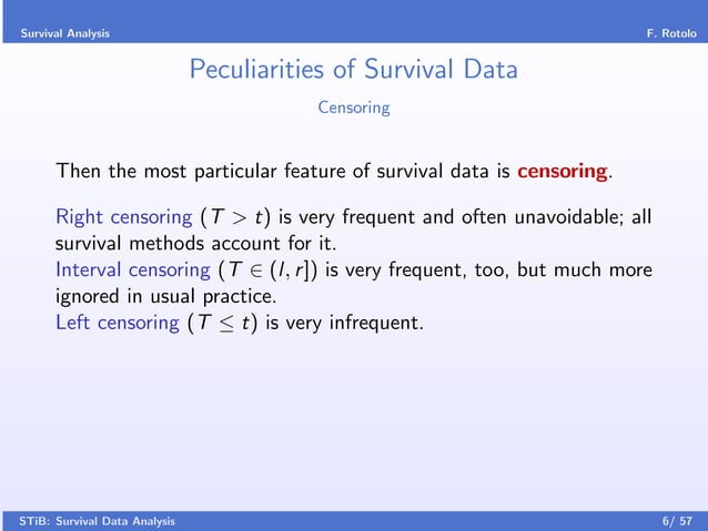 Introduction To Survival Analysis | PDF | Cancer | Diseases and Conditions