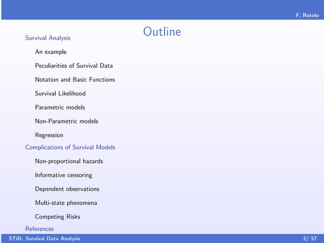 Introduction To Survival Analysis | PDF | Cancer | Diseases and Conditions
