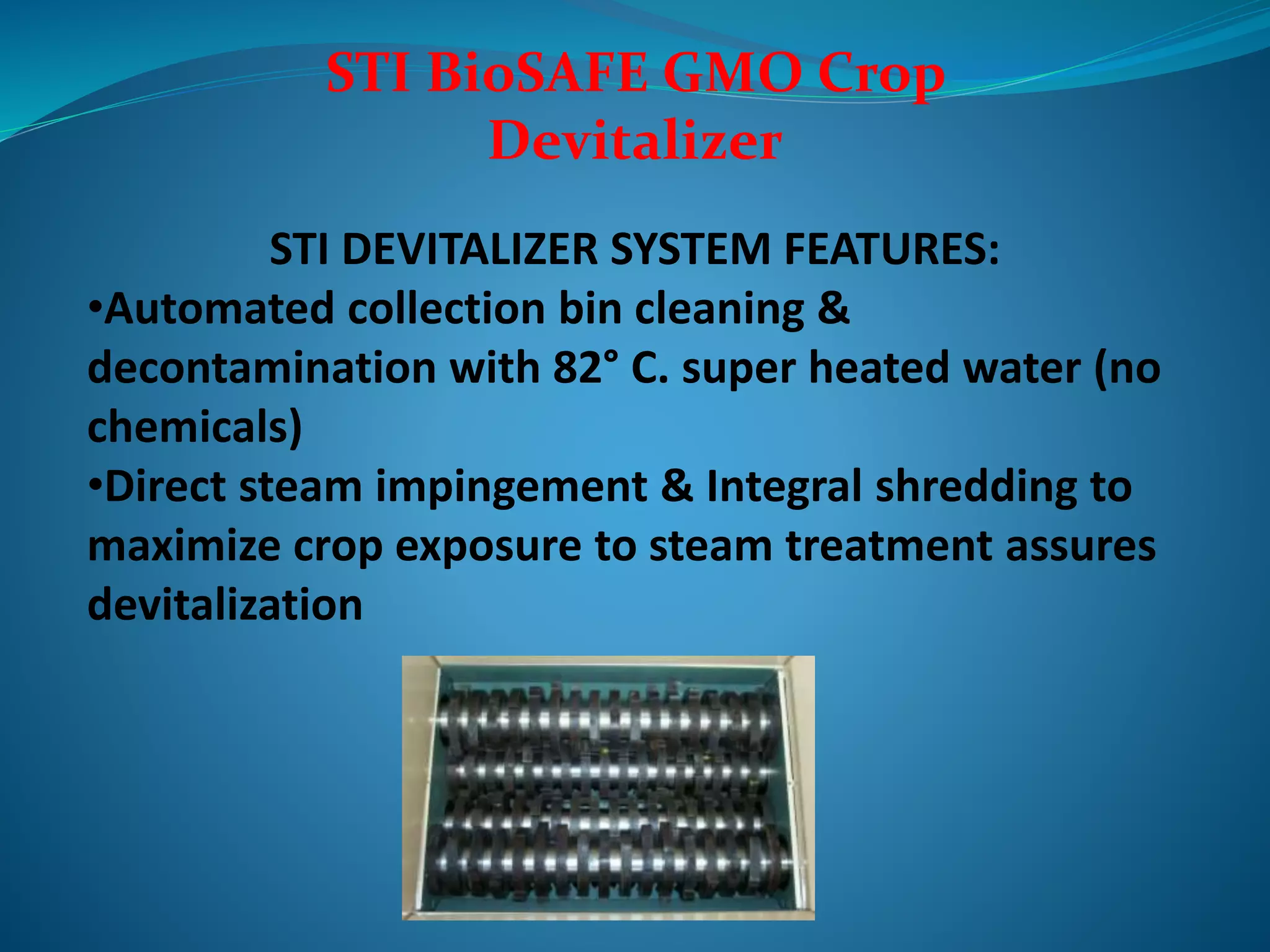 STI BioSAFE Crop Devitalizer | PPTX