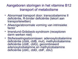 Stichting B12 Tekort dia presentatie | PPT