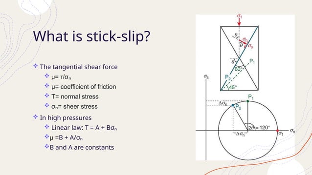 Stick-Slip as a Mechanism for Earthquakes and Friction.pptx | Geology ...