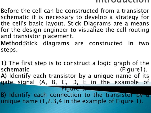 Stick diagram basics | PPTX