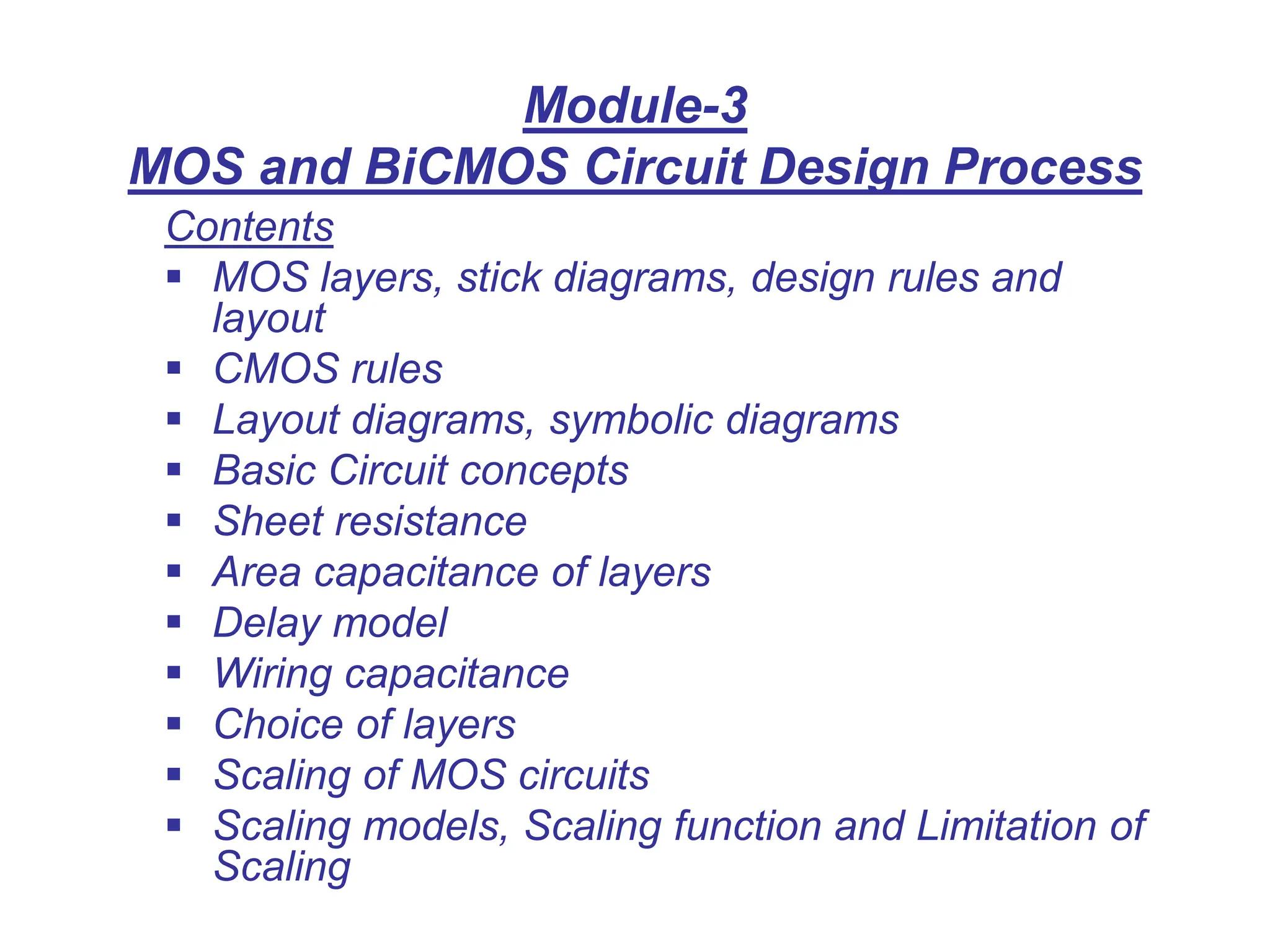Stick diagram with EEC 401 Basic VLSI Design.ppt