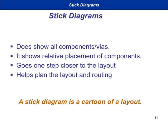 Stick diagram with EEC 401 Basic VLSI Design.ppt
