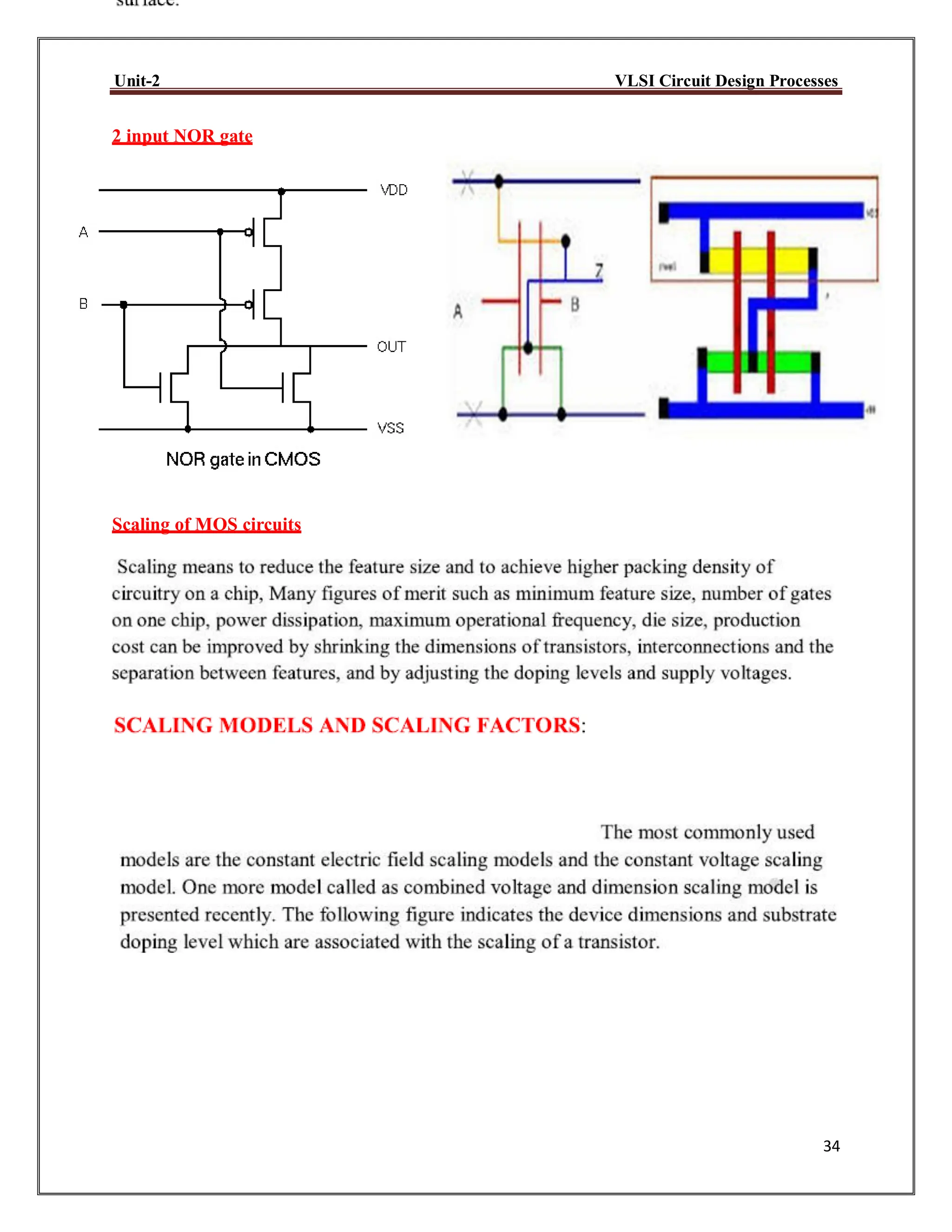 MOS LAYERS, MOS design and four basic layers | PDF