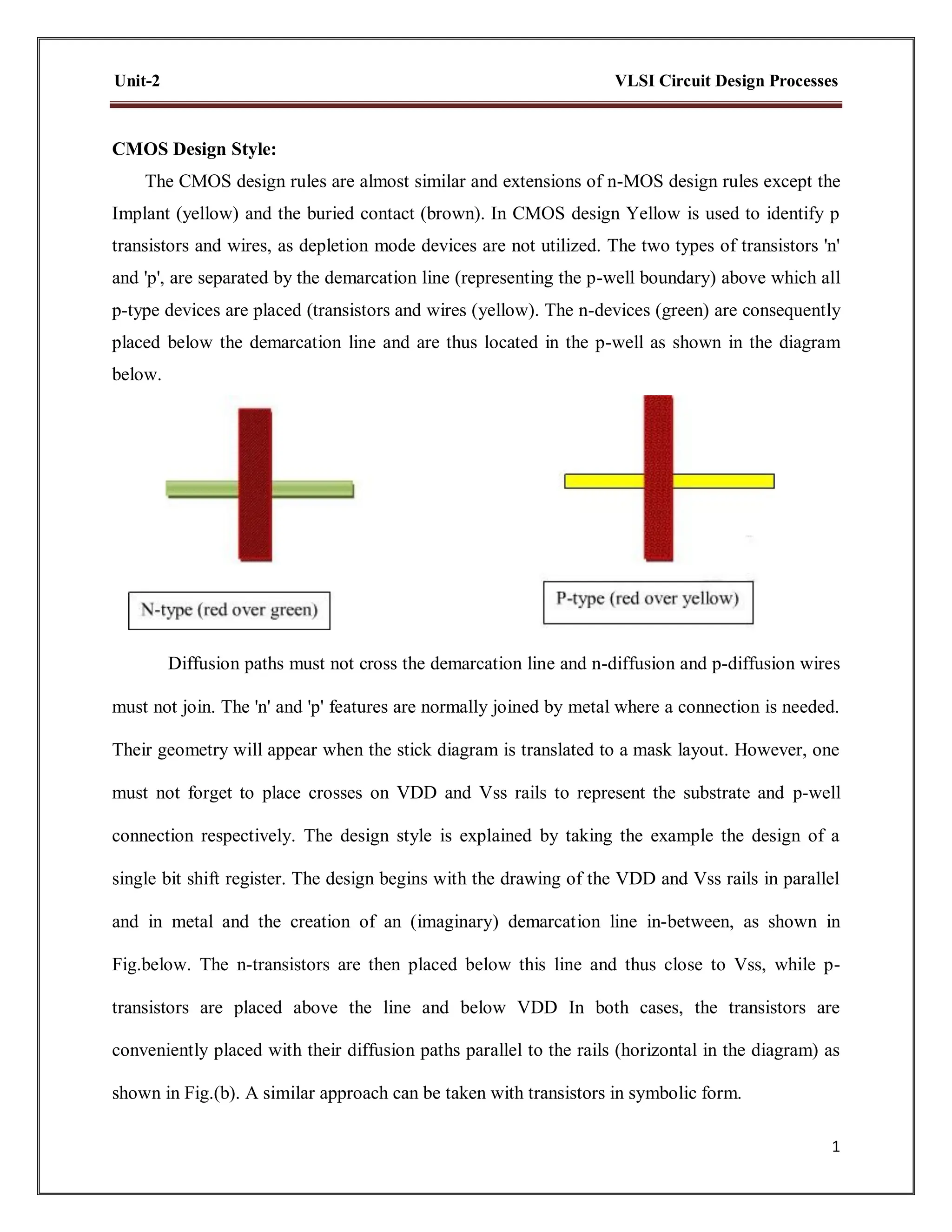 MOS LAYERS, MOS design and four basic layers | PDF