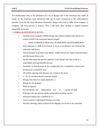 MOS LAYERS, MOS design and four basic layers | PDF