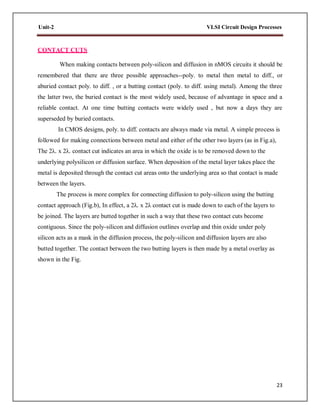 MOS LAYERS, MOS design and four basic layers | PDF