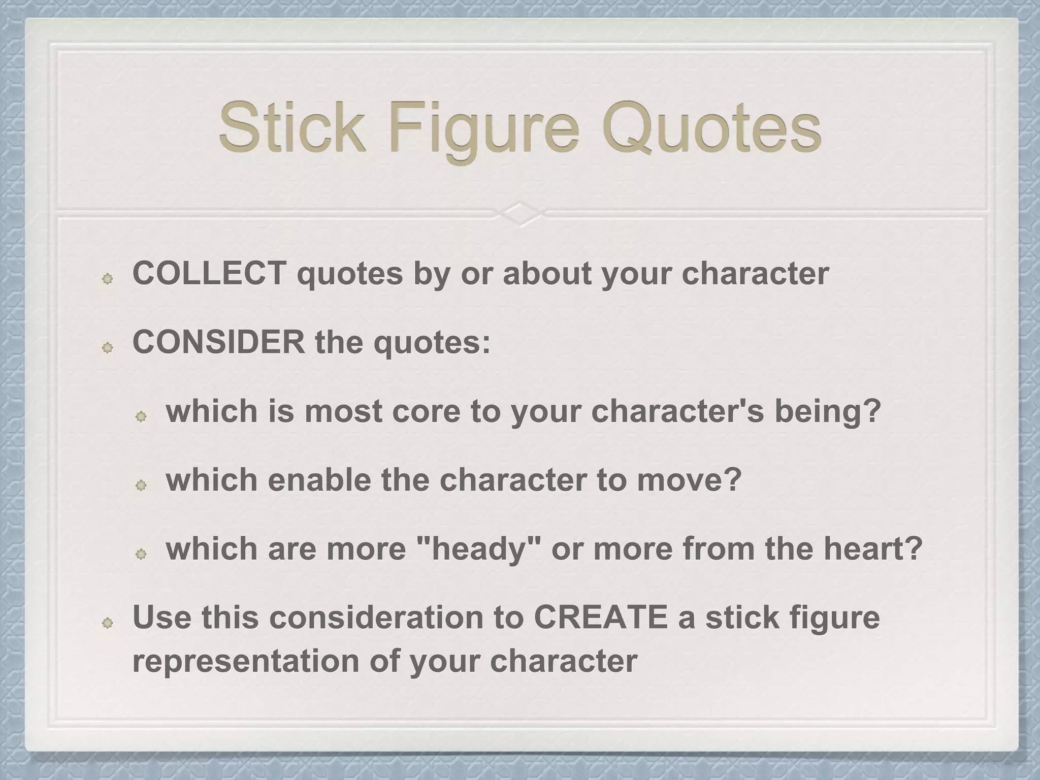 Stick Figure Quotes | PPTX