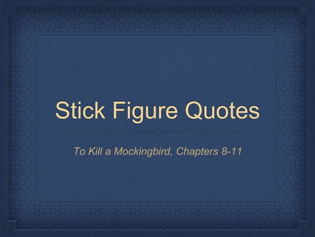 Stick Figure Quotes | PPTX