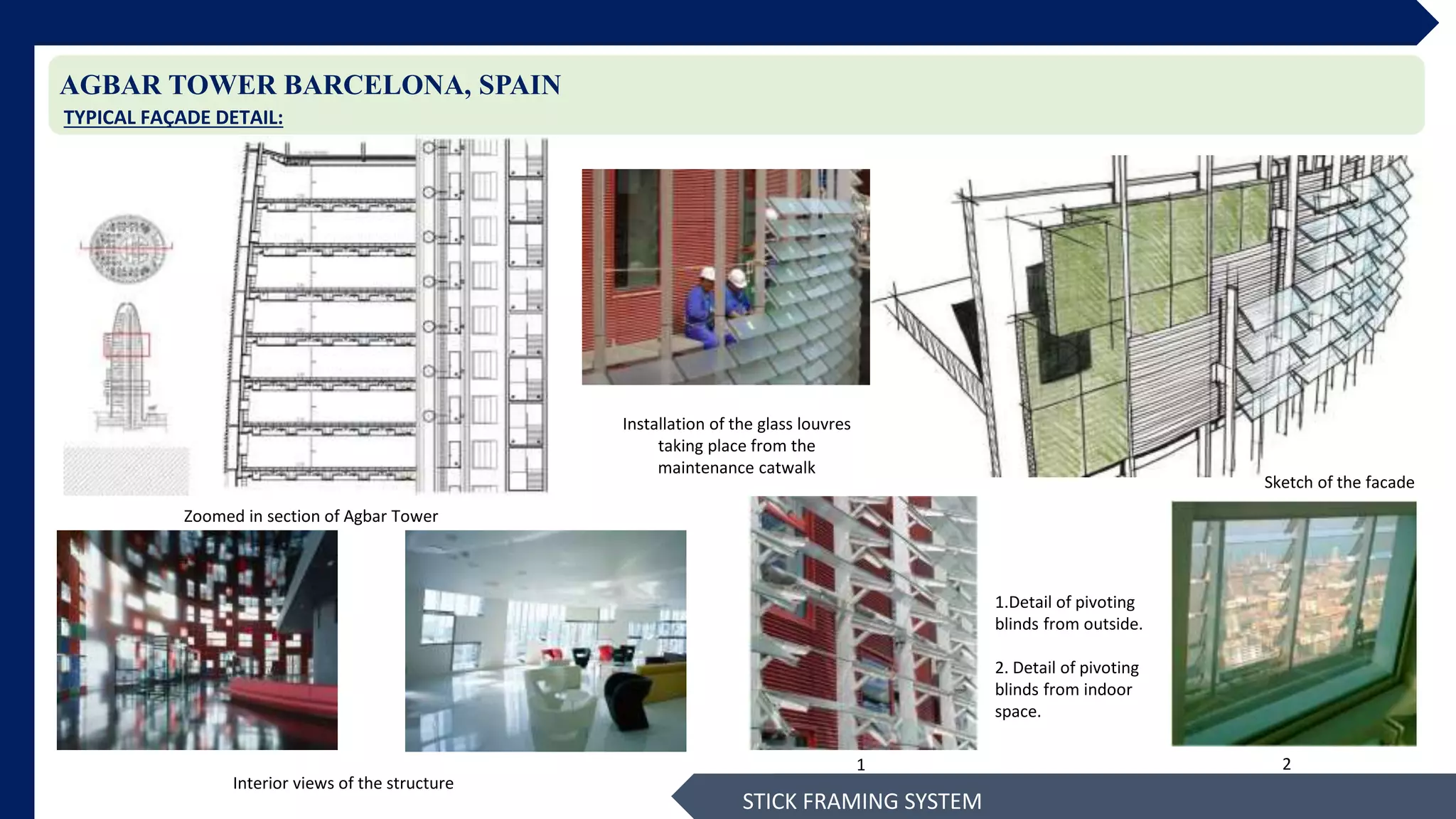 Stick framing system with glazing | PPTX