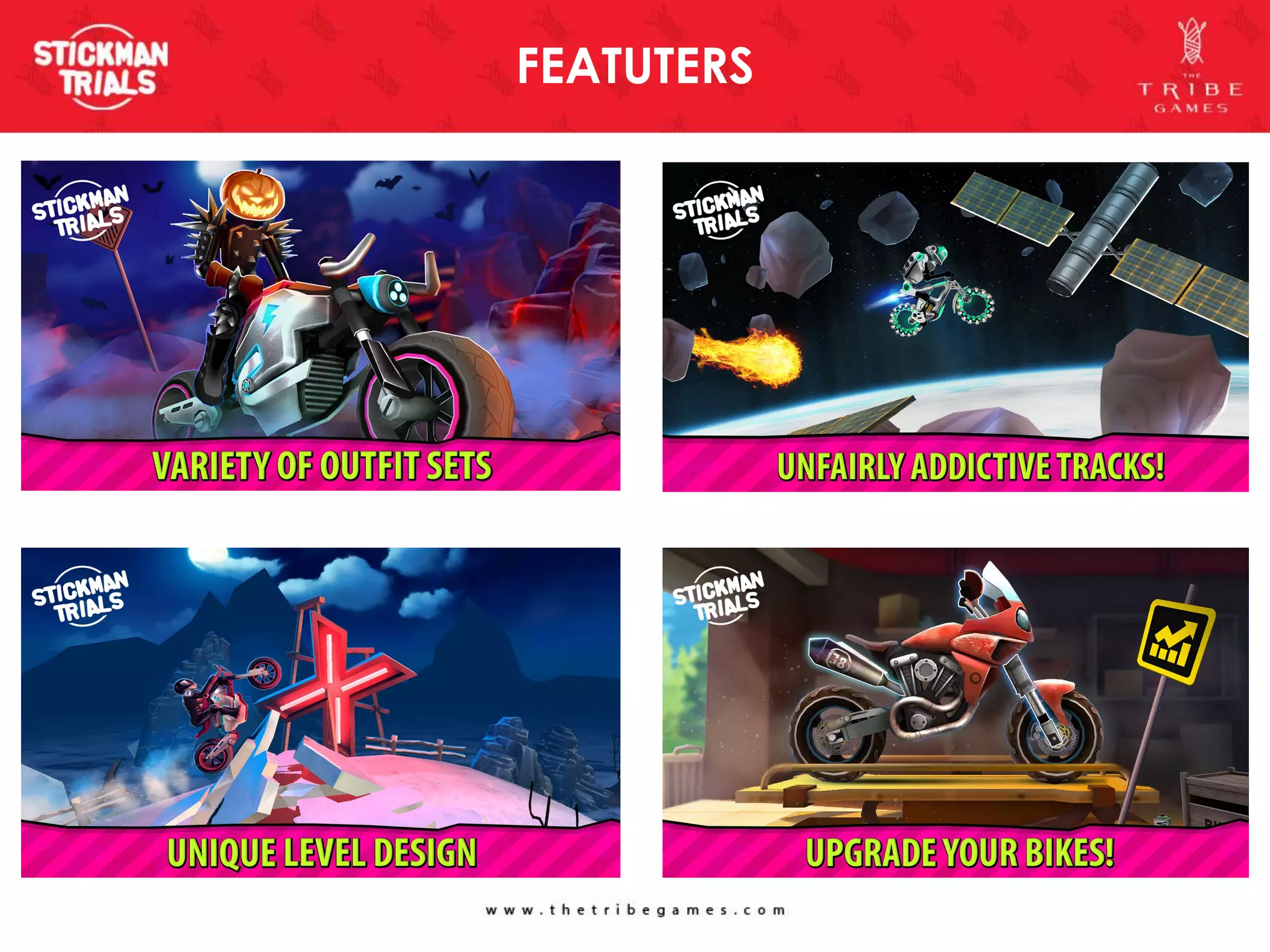 STICKMAN TRIALS F2P BIKE RACING WITH REALISTIC PHYSICS | PPT